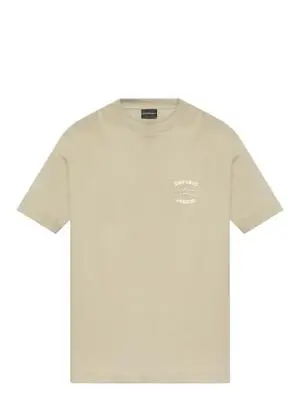 Emporio Armani T-shirt With Logo - Beige