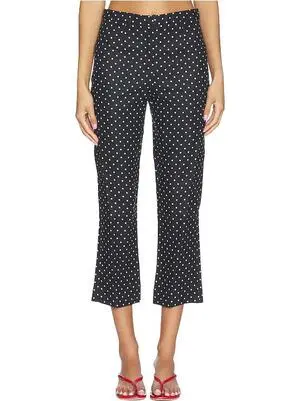 Faithfull The Brand Iria Capri Pant - Black
