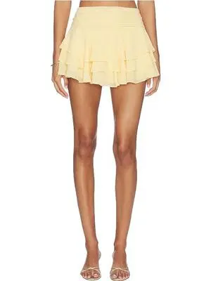 Tularosa Solange Mini Skirt - Orange