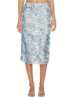 Baum Und Pferdgarten Shania Sequin Skirt - Blue