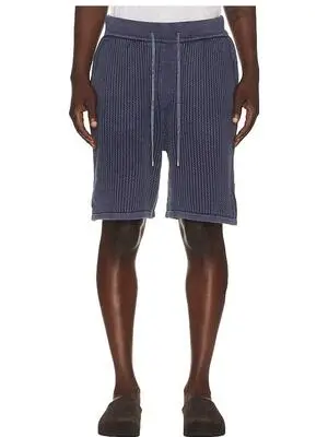 Central Park West Henry Snow Wash Short - Slate