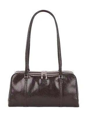Tory Burch Small Marshmallow Satchel - Brown