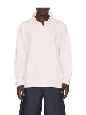 SUNFLOWER Heavy Jersey Rugby Polo In . Also - Blush