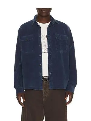 Polo Ralph Lauren Long Sleeve 8 Wale Cord Ranger Sport Shirt In . Also - Navy