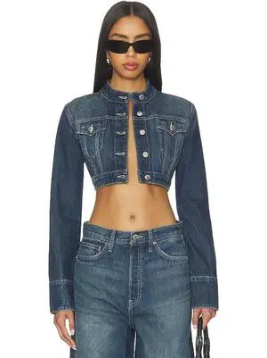 EB DENIM Hannah Cropped Jacket - Blue