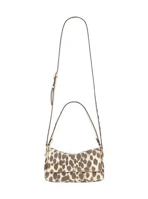Tory Burch Charlie Small Shoulder Bag - Brown