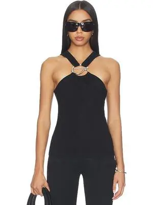 Coperni C Logo Crossed Top - Black