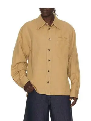 Helmut Lang Sailor Overshirt In . Also - Tan