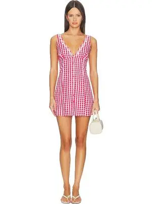 MORE TO COME Archer Mini Dress - Red