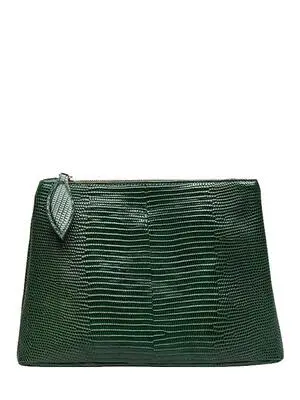 LIFFNER Zip Clutch - Green