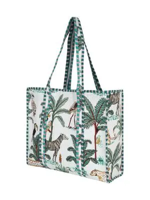 CYC Jungle Print Tote Bag - White