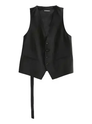 ANN DEMEULEMEESTER Juikko Buttoned Waistcoat - Black