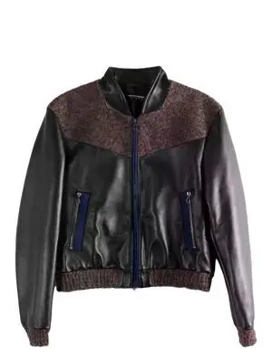 KIKO KOSTADINOV Fleece-panelled Zip-up Jacket - Black