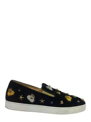 CHRISTIAN LOUBOUTIN Miss Academy Studded Sneakers - Black