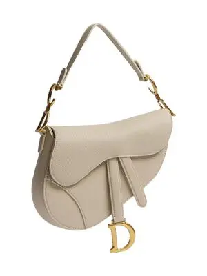 Dior Small Saddle Bag - Latte
