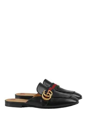 GUCCI Gucci Double G Mules With Web Detail