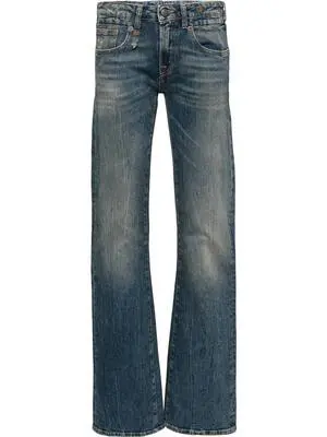 R13 R13 Elastic Flared Leg Jeans