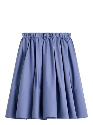 Scanlan Theodore Parachute Cotton Bonded Mini Skirt - Denim