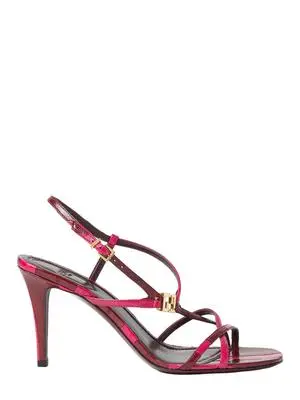 Fendi Strappy Sandals - Red