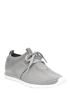 UGG Willows Lace-up Knit Sneakers - Seal Grey