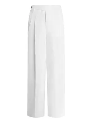 DOLCE & GABBANA Dolce & Gabbana Linen And Silk Canvas Trousers