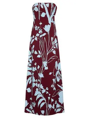 Cara Cara Benita Gown - Botanic Maroon
