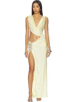 LOVERS AND FRIENDS Naia Gown - Yellow