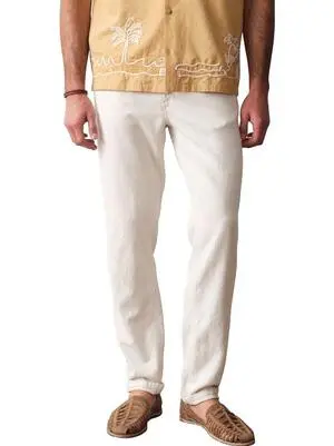 Marine Layer Slim-straight Leg Pants - Natural