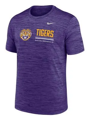 Nike Lsu Sideline Velocity Dri-fit College T-shirt - Purple