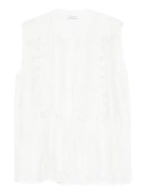 P.a.r.o.s.h Sadio Button-embellished Sleeveless Blouse - No