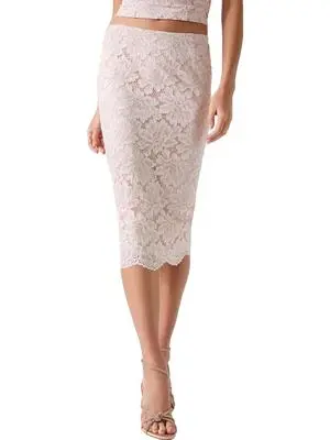 Guess Katrina Lace Midi Skirt - Open