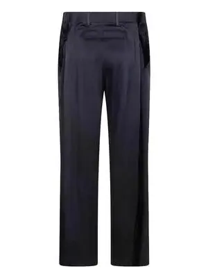 ANN DEMEULEMEESTER Tailored Trousers With Tie Detail - Black