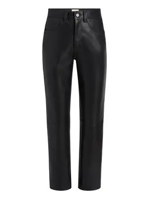 Khaite Callum Leather Pants - Black