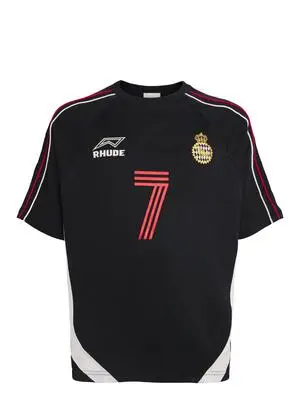 Rhude Football Crest T-shirt - Black
