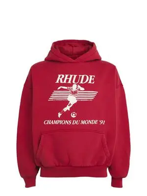 Rhude Rhude Set Piece Hoodie Red