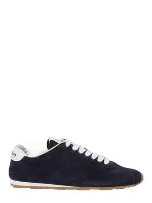 Miu Miu Suede Sneakers - Navy Blue