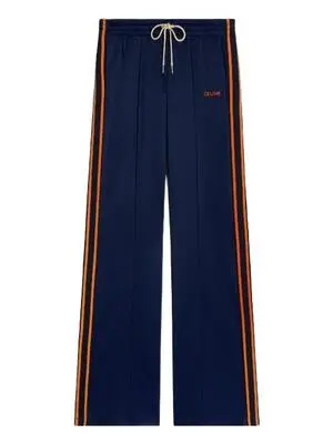 Celine Vintage Double Jersey Tracksuit Pants - Black