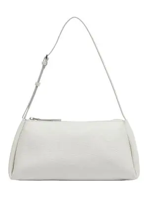 Calvin Klein Leather Shoulder Bag - White