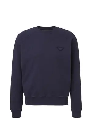 Prada Cotton Jersey Sweatshirt - Blue