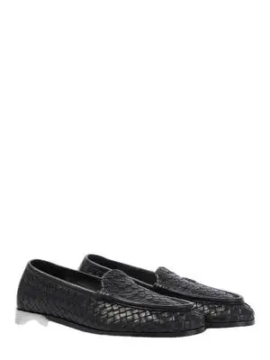 Bottega Veneta Silenzio Loafers - Black