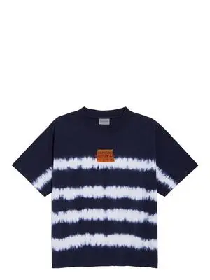 Balenciaga Taped And Dyed Medium Fit T-shirt - Blue
