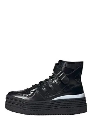 Adidas Afropunk X Triple Platforum High Top Sneakers - Black