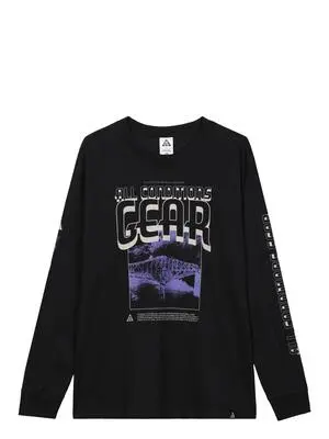 Nike X Long Sleeve T-shirt Asia Sizing - Black