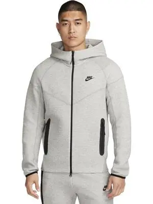 Nike Tech Fleece Hooded Jacket - Grey