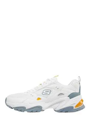 Sketchers Stamina V2 Low Top Sneakers - White/blue
