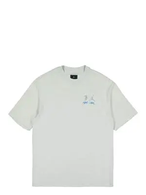 JORDAN X Union Crossover Solid Color Breathable Logo Round Neck Short Sleeve Us Edition Gray - Default Color