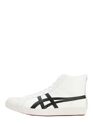 Onitsuka Tiger High Top Lace Up Sneakers - White/black