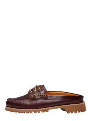 Timberland 3 Eye Mule - Burgundy Full Grain