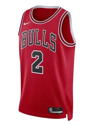 Nike X Nba Chicago Bulls Lonzo Ball Jersey - Red/multi-color