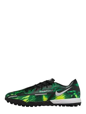 Nike Phantom Gt2 Academy Tf "shockwave" Football Boots - Black/green Strike/metallic Platinum